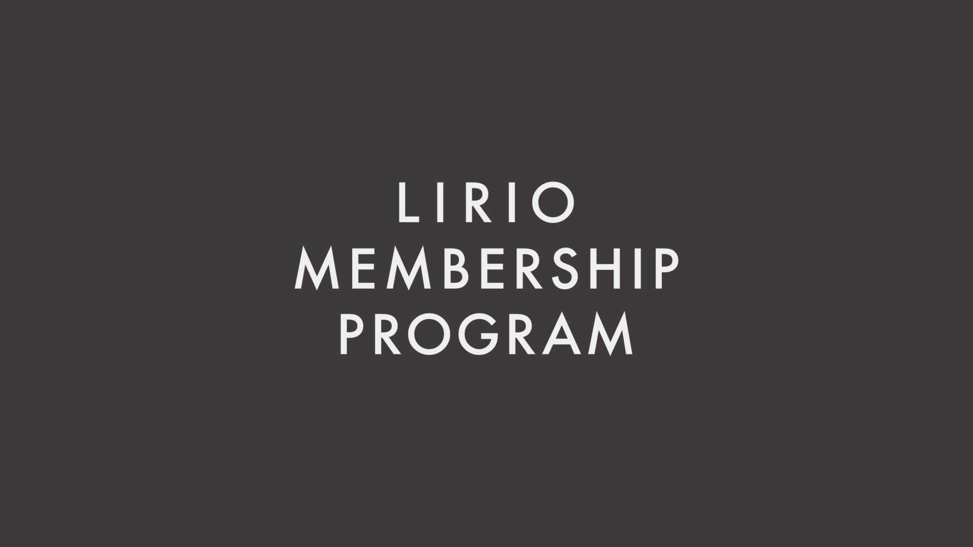 Membership - LIRIO